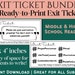 Exit Ticket Bundle | 35 Ready-to-print Exit Tickets for Middle and High ...