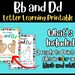 Bb and Dd Printable Anchor Chart for Preschool, Elementary, Homeschool ...