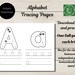 Ink-saving Alphabet Letter Tracing Pages | Full Tracing Pages for ...