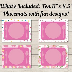 Montessori Table Place Setting Mats for Learning | Life, Eating, and ...