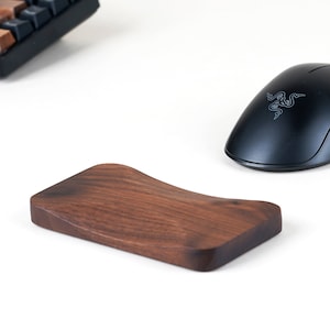 Personalized Luxurious Walnut Keyboard Wrist Rest, Mechanical Keyboard ...