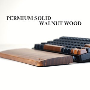 Personalized Luxurious Walnut Keyboard Wrist Rest, Mechanical Keyboard ...