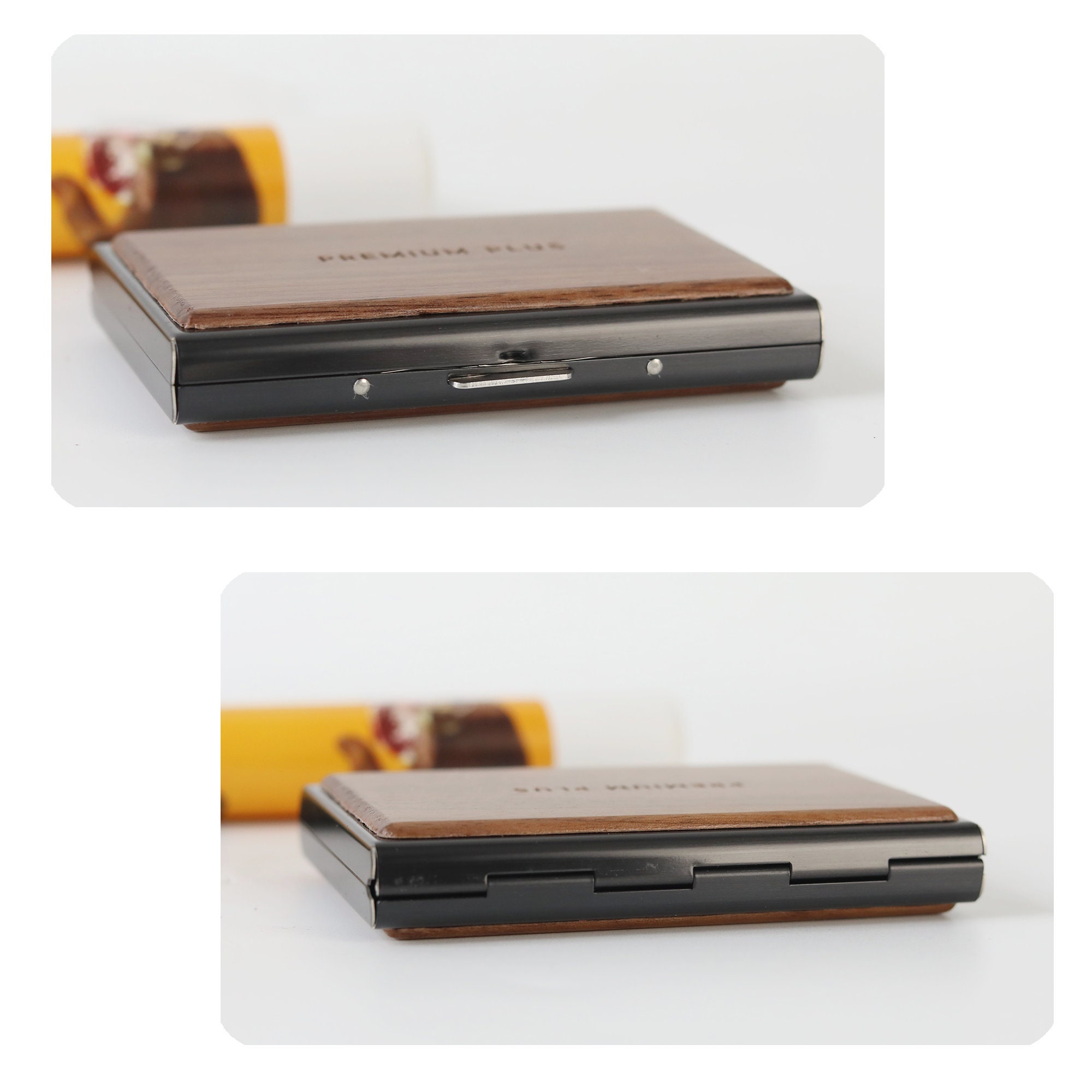 Personalized Card Holder Wooden Card Case Minimalist - Etsy