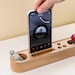 Personalized Premium Wood Desktop Organizer With Phone Stand, Stylish ...