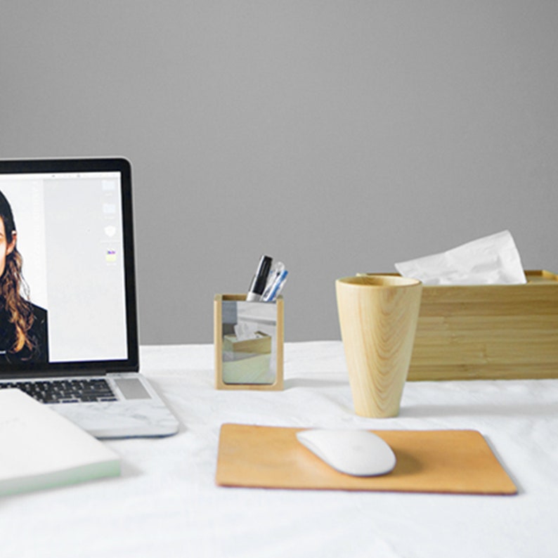 Personalized Wooden Pen Holder With Photo Frame Desk - Etsy