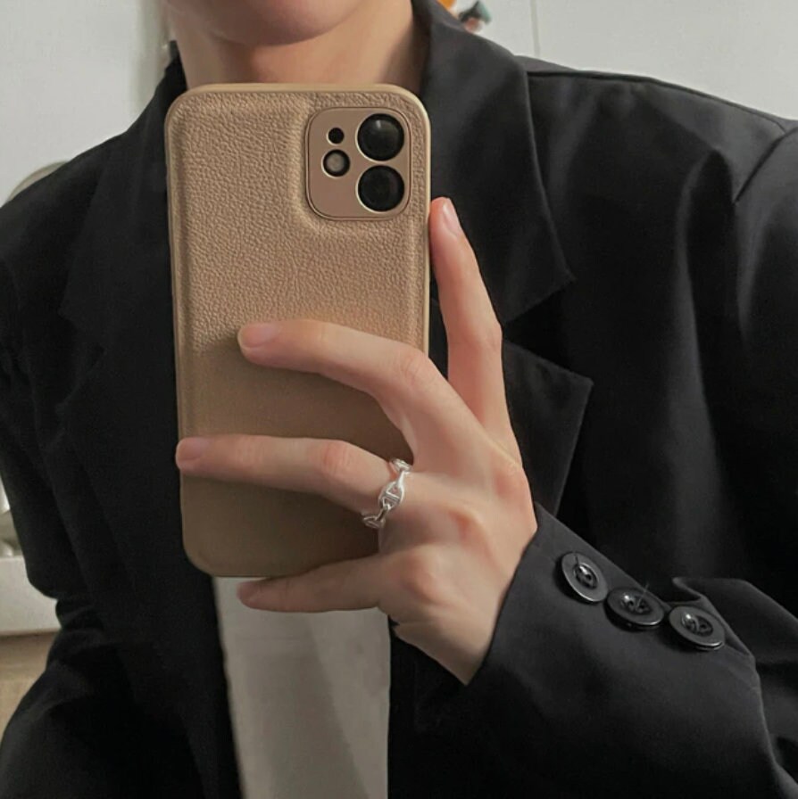 Custom Phone Case Leather Personalised Name Case Cover for - Etsy Australia