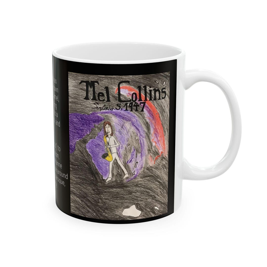 Musical Scrum Coffee Mug: Mel Collins (king Crimson/camel/alan Parsons ...