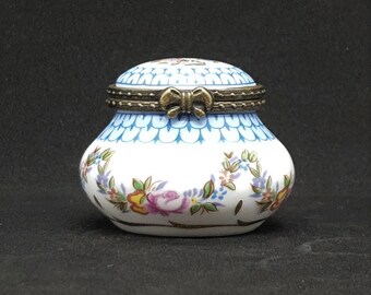 Porcelain Art Porcelain Miniature Trinket Box by - Etsy