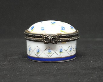 Porcelain Art Porcelain Miniature Trinket Box by - Etsy