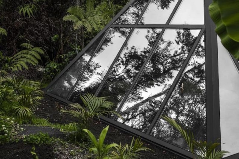 Glass Pyramid - Mirrored Glass Cabin of Giza, 20’x20’ Base - Etsy