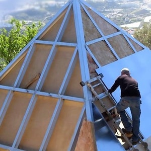 Glass Pyramid - Mirrored Glass Cabin of Giza, 20’x20’ Base - Etsy