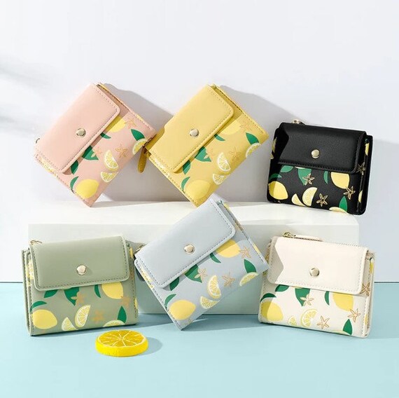 Cute Kawaii Wallet Fruit Short Wallet Purse Wallet Card - Etsy