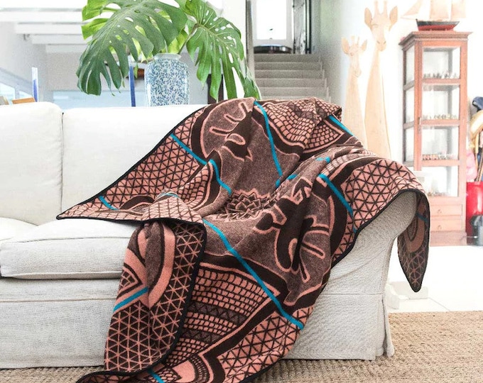 Basotho Heritage Blanket – Kharetsa Aloe Design | African Wool Throw ...