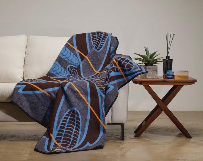 Basotho Heritage Blanket – Kharetsa Aloe Design | African Wool Throw ...