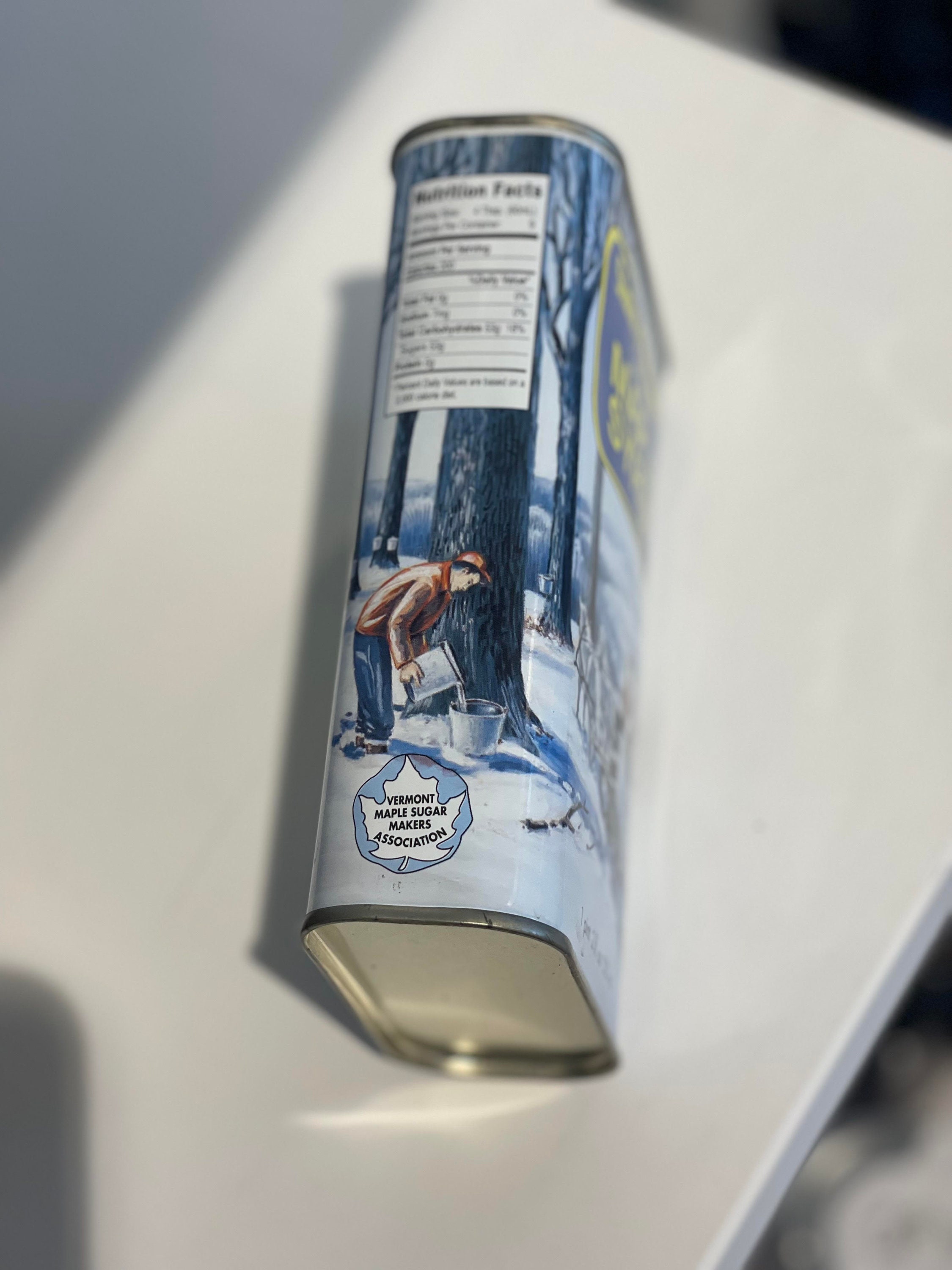 Pure Maple Syrup Pint Size Tin - 533ml/2 Fl Oz. Pint - Etsy