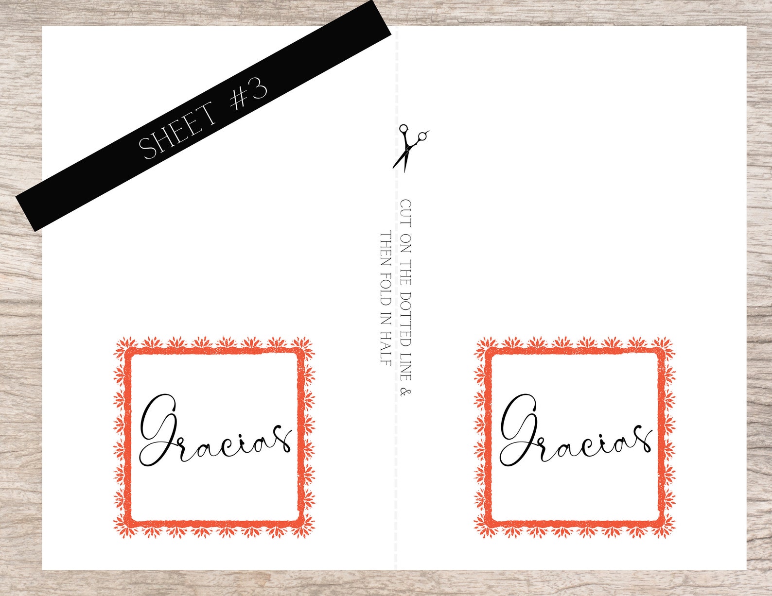 Printable "gracias" Cards, Thank You Cards, Spanish Thank You Cards ...