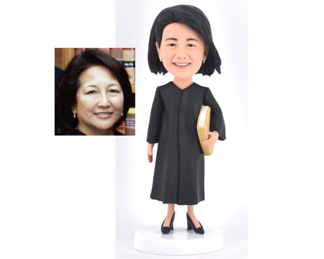Female Judge Custom Bobbleheads, Christmas Gifts for Boss, Best Thank ...
