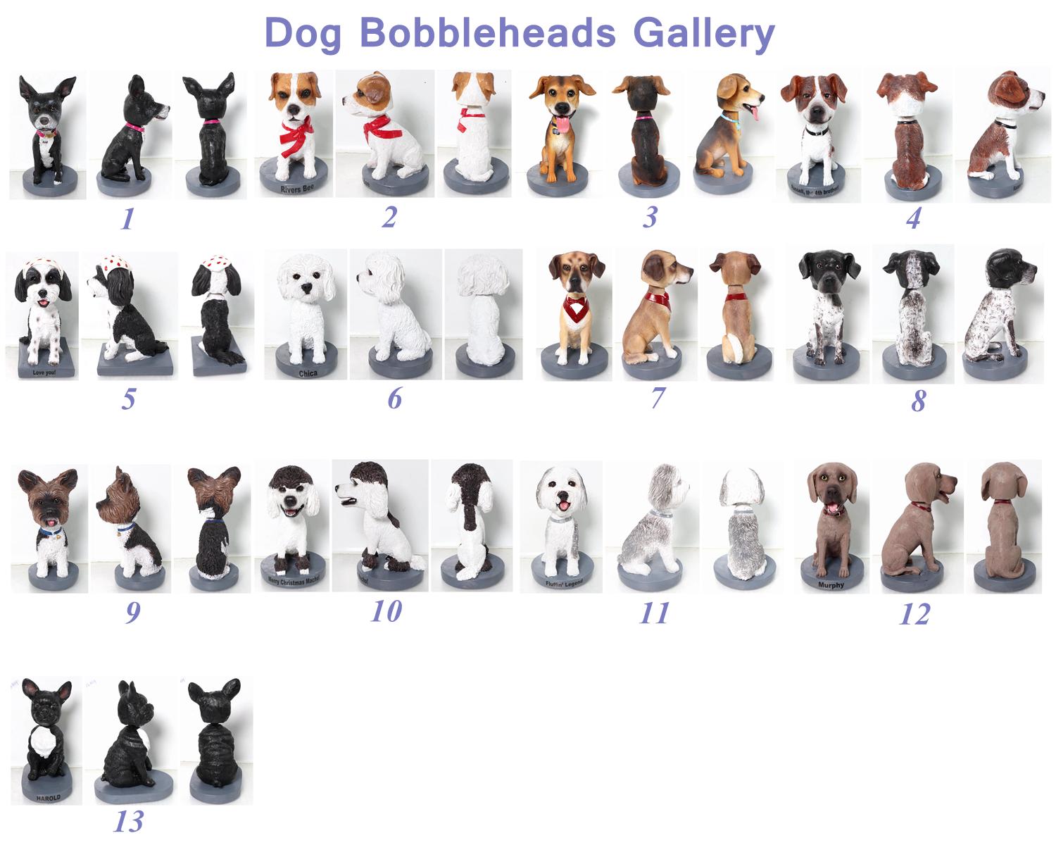 Custom Dog Bobblehead Figurine, Dashboard Nodding Dog, Turn Your Pet ...
