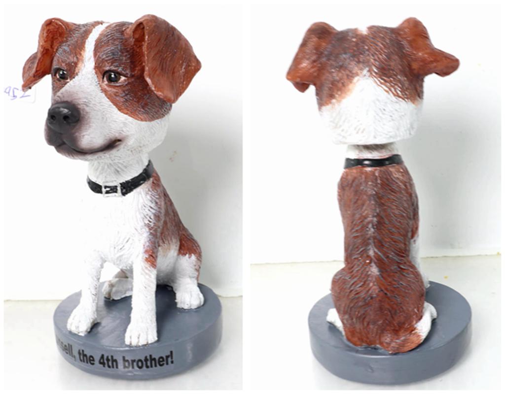 Custom Dog Bobblehead Figurine, Dashboard Nodding Dog, Turn Your Pet ...