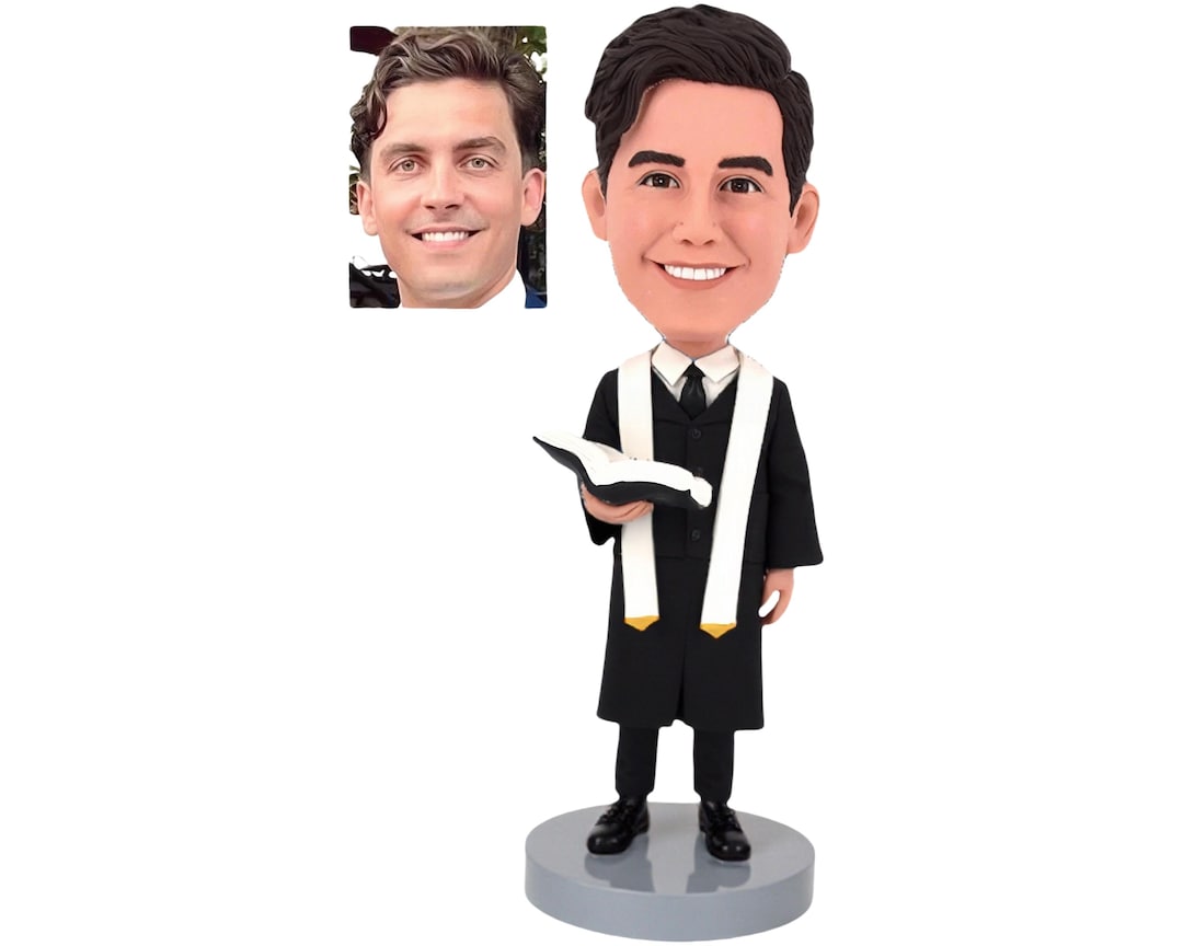 Wedding Officiant Custom Bobblehead, Thank-you Gift for Wedding ...