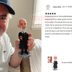 Custom Bobbleheads Judge Holding Gavel, Retirement Gifts for Justice ...