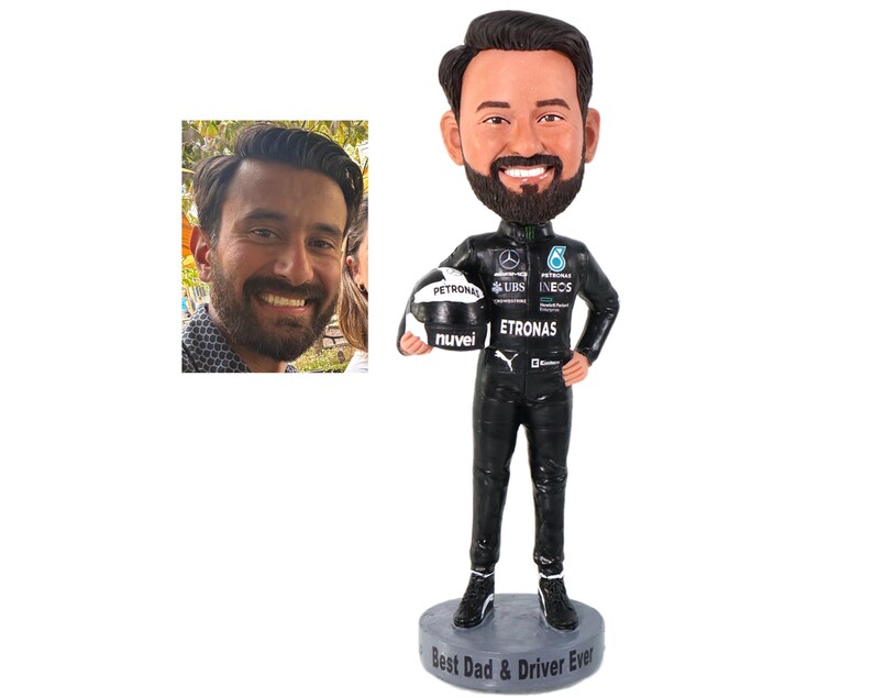 Father's Day Gift Custom Racer Bobblehead: Personalized F1 Driver Gift ...