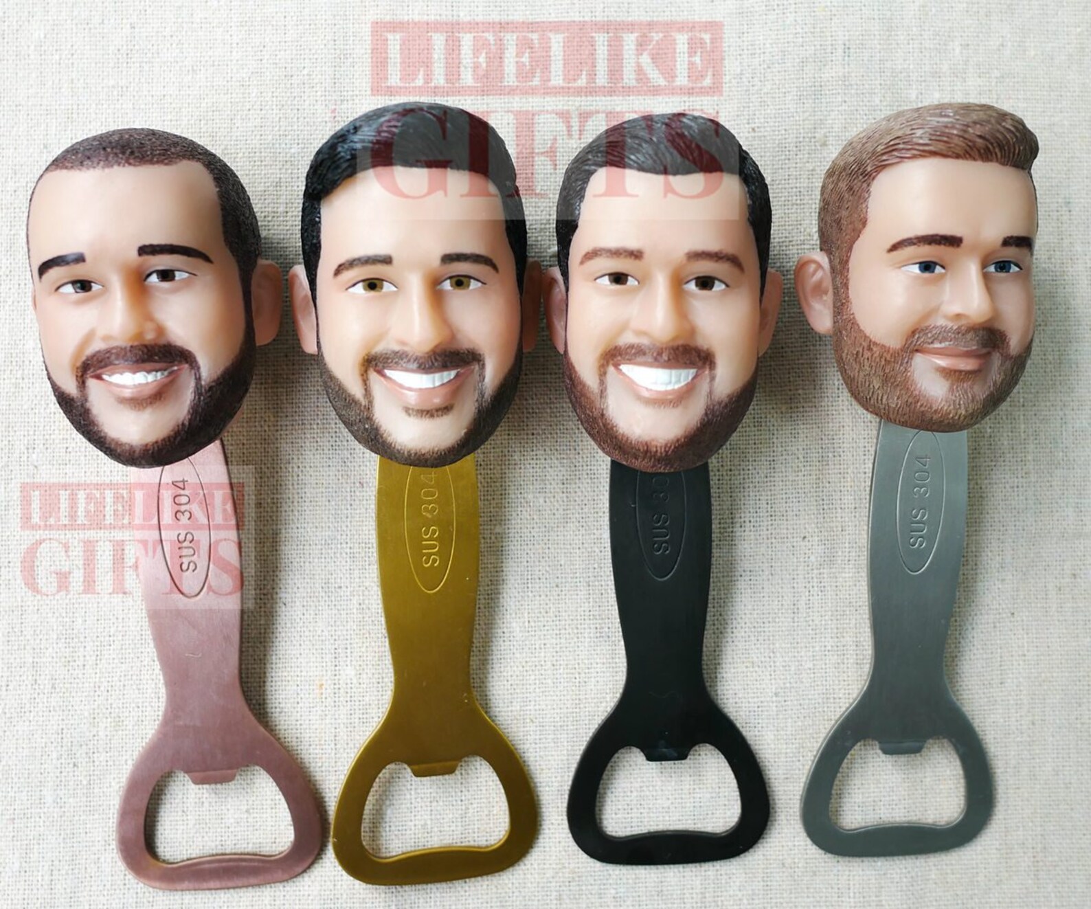Custom Bottle Opener With Your Face on Bobbleheads Opener Customized ...