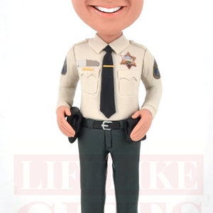 Mother's Day Gift Custom Bobbleheads Policewoman, Birthday Gift for ...