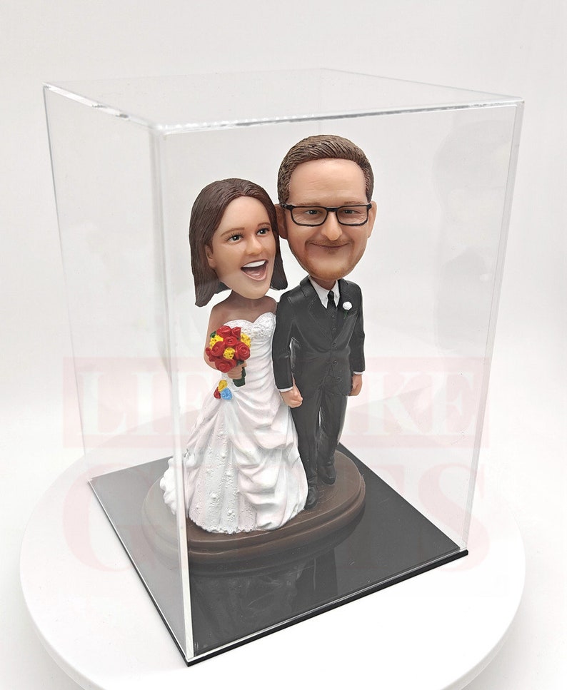 Custom Figurine Wedding Cake Topper, Custom Bobblehead Wedding Cake ...