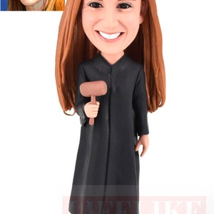 Custom Bobbleheads Judge for Male/female Personalized Judge Bobbleheads ...