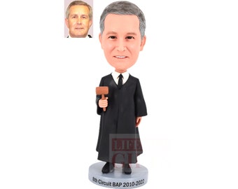 Custom Bobblehead Female Judge - Etsy