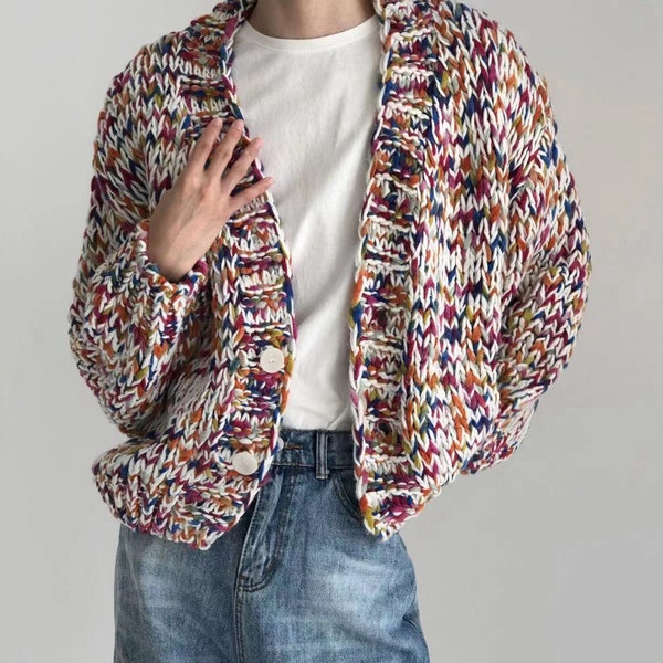 Knitted Sweater Coat - Etsy