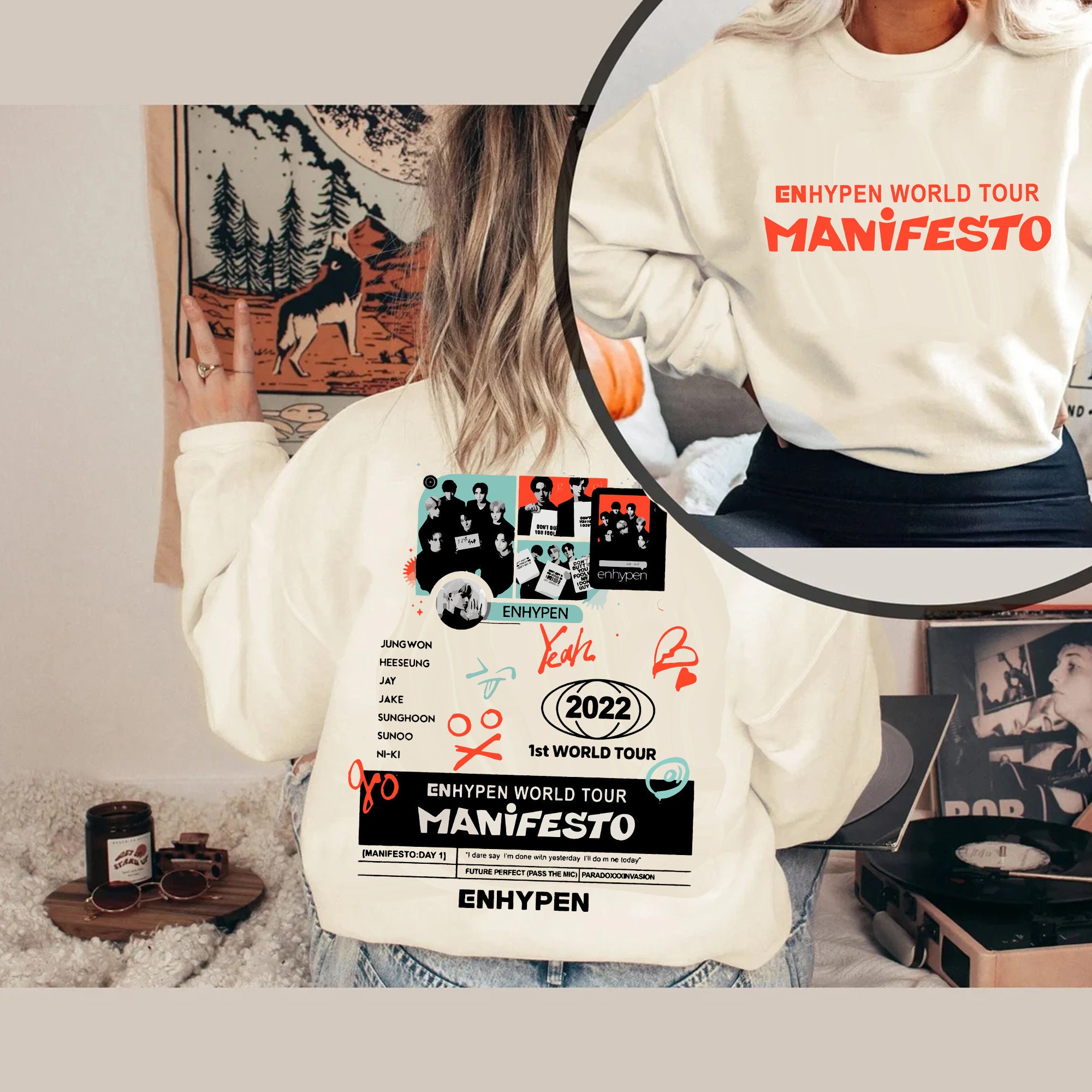 Enhypen Manifesto Kpop Merch 2022 Shirt,