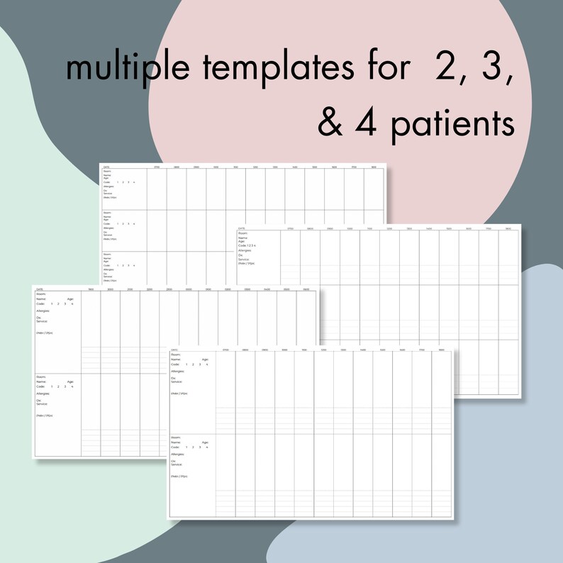 Printable Med-surg / ICU Report Sheet SBAR | Digital Download ...