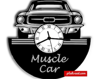 Clock Muscle Car - Etsy