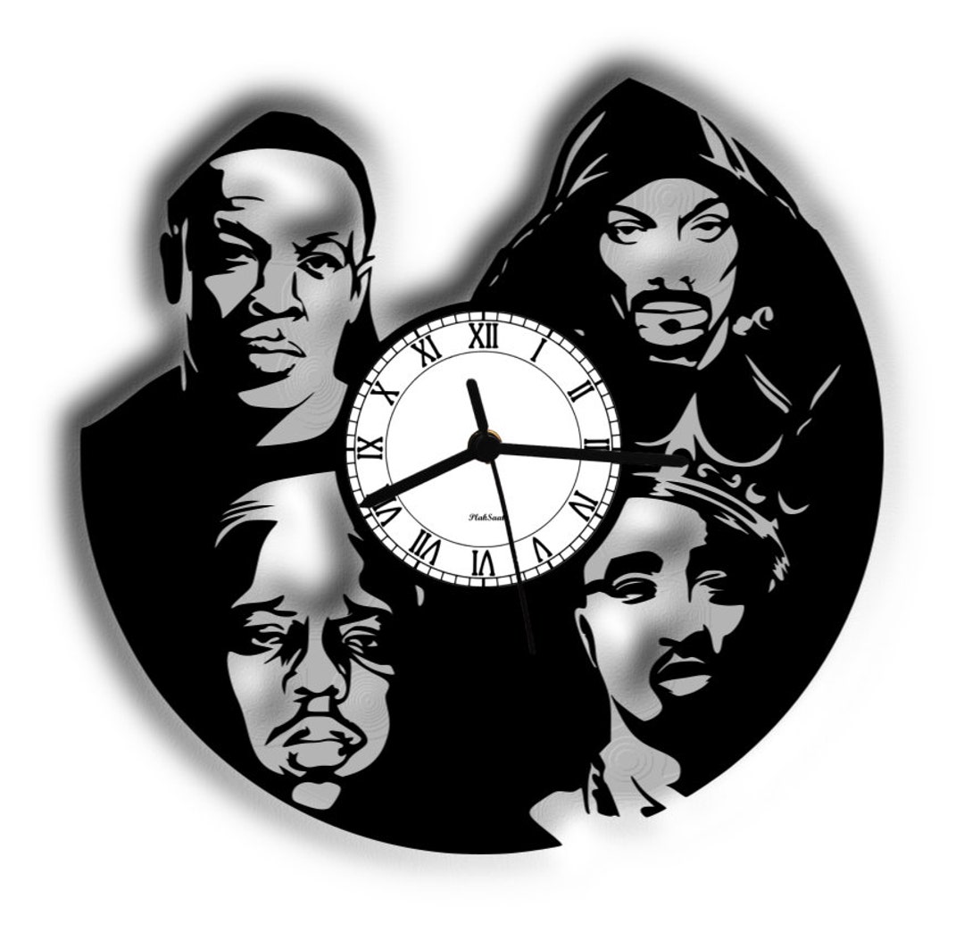 Hip Hop 2pac Biggie Snoop Dogg Dre Vinyl Uhr - Etsy