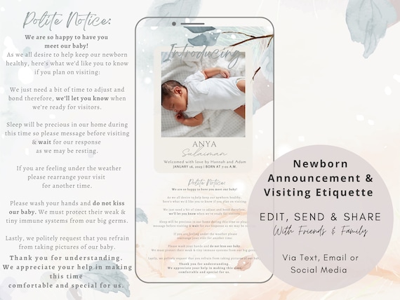 Baby Arrival Messages