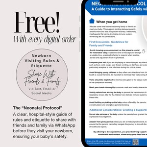 Essential Newborn Baby Care Poster FAHRENHEIT & CELSIUS Digital ...