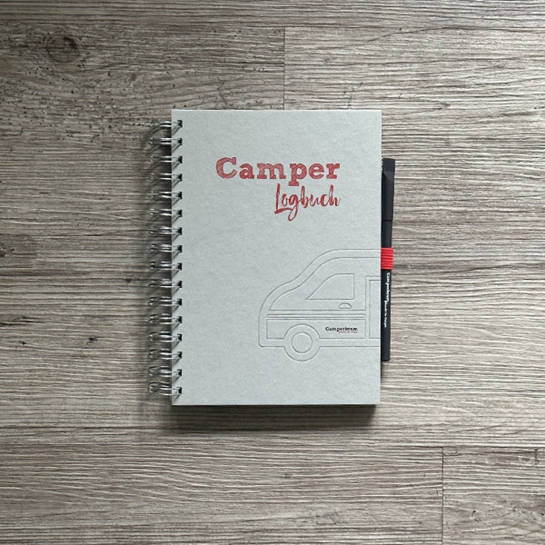 Camper Logbook for Motorhomes | Camping Logbook | Travel Journal ...