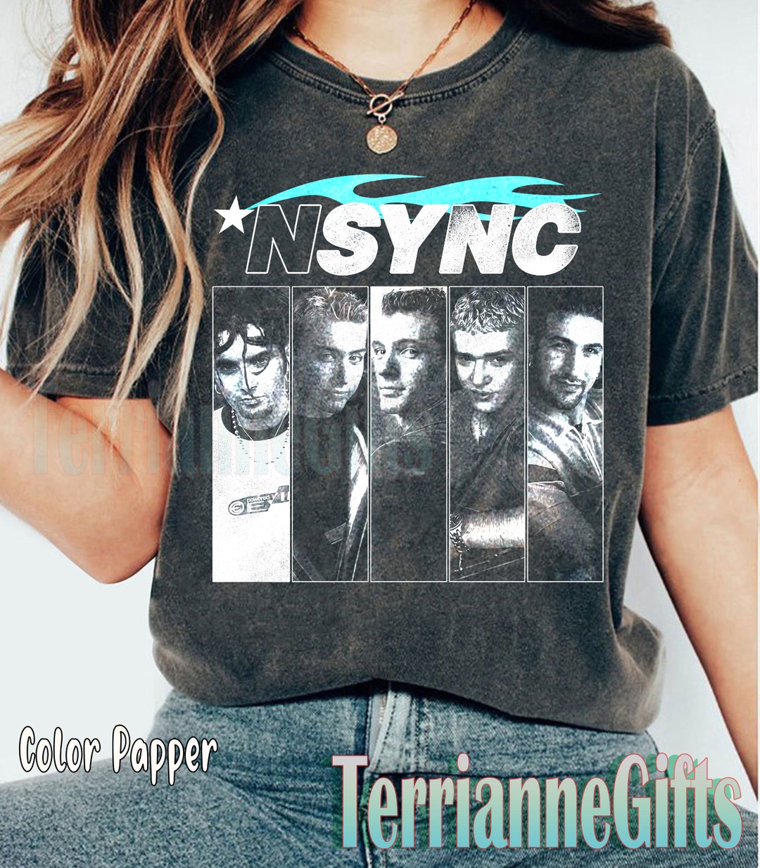 Comfort Colors® Vintage NSYNC Boy Band Shirt, Nsync Eras Shirt, 90s Boy ...