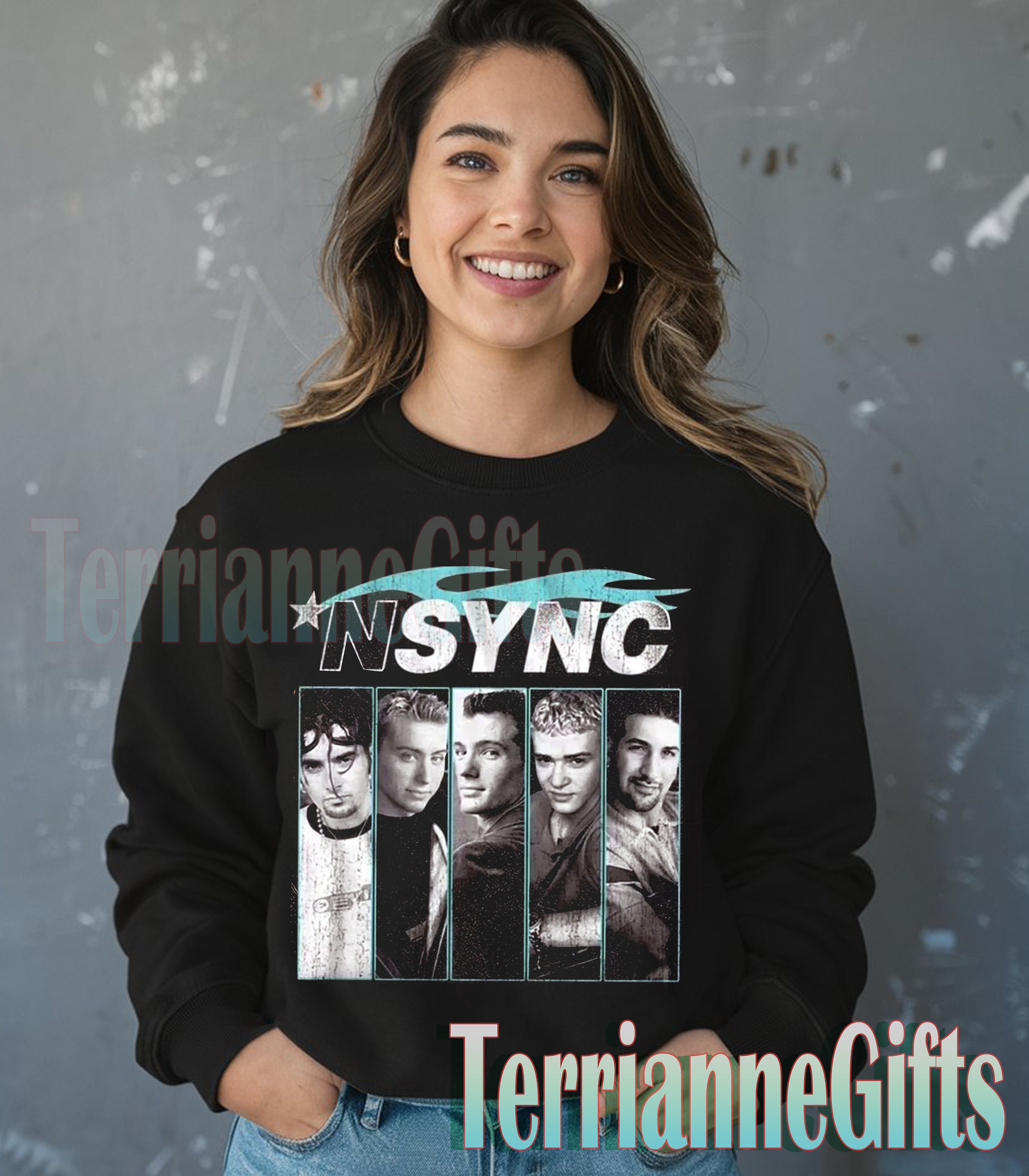 Vintage NSYNC Boy Band Shirt, Nsync Eras Shirt, 90s Boy Band Shirt, in ...