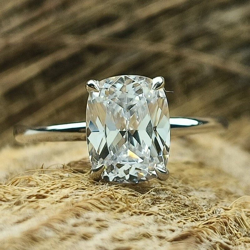 Solitaire Ring - Etsy