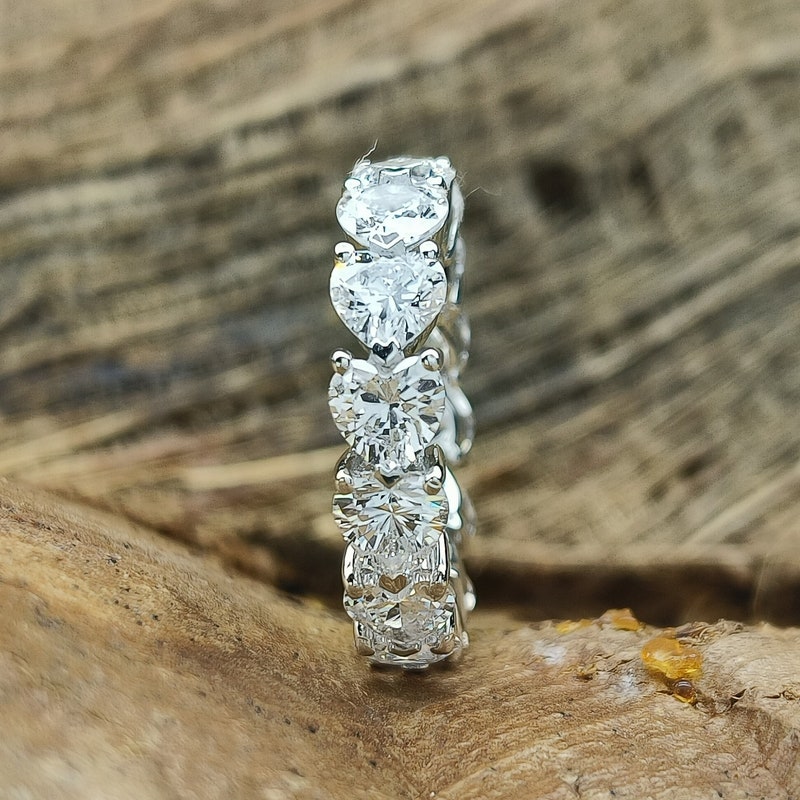 Heart Wedding Rings - Etsy