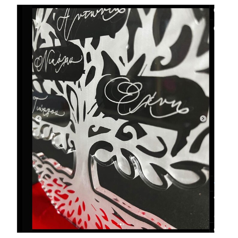 Tree of Life With Names Family Art svg Cdr Pdf Dxf Files Instant ...