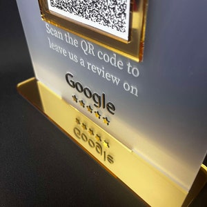 Custom Social Media QR Code Display Stand - Personalized Instagram ...