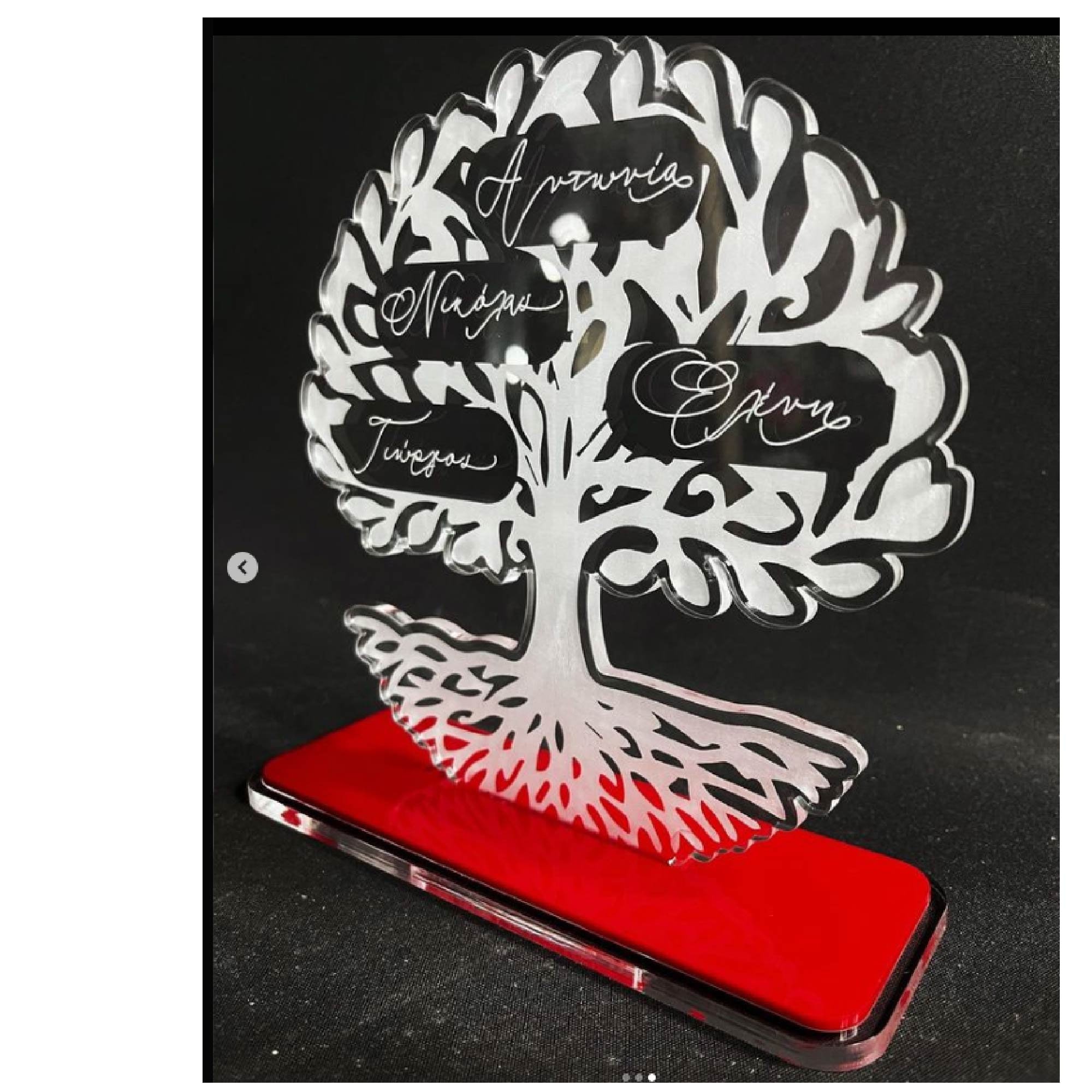 Tree of Life With Names Family Art -svg Cdr Pdf Dxf Files- Instant ...