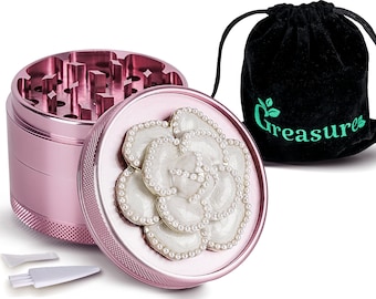 Herb Grinder, Cute Grinder, Spice Grinder, 2.5 Inch 4 Piece Metal ...