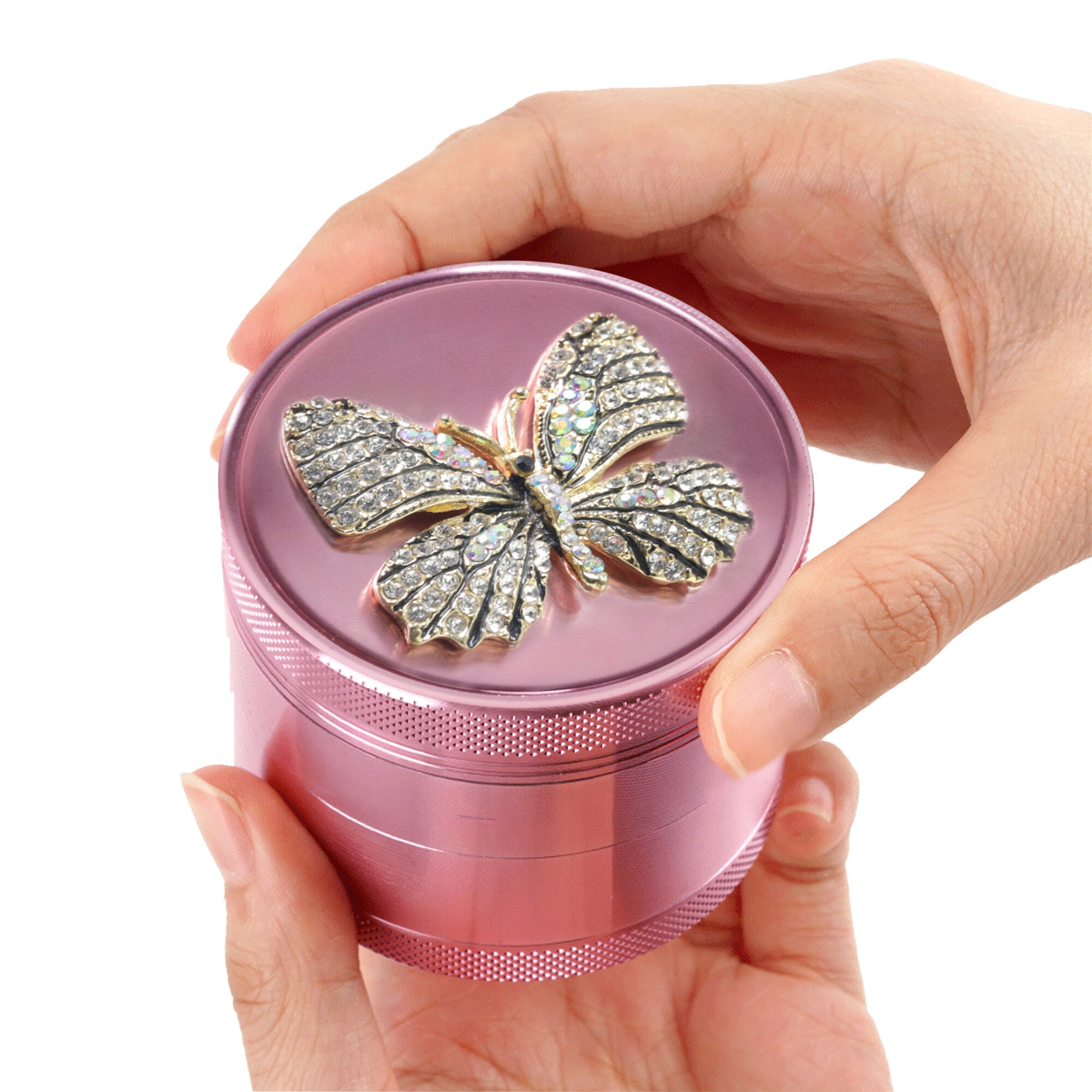 Herb Grinder, Cute Grinder, Spice Grinder, 2.5 Inch 4 Piece Metal ...