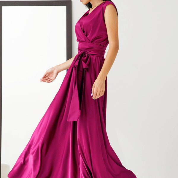 Magenta Dress - Etsy