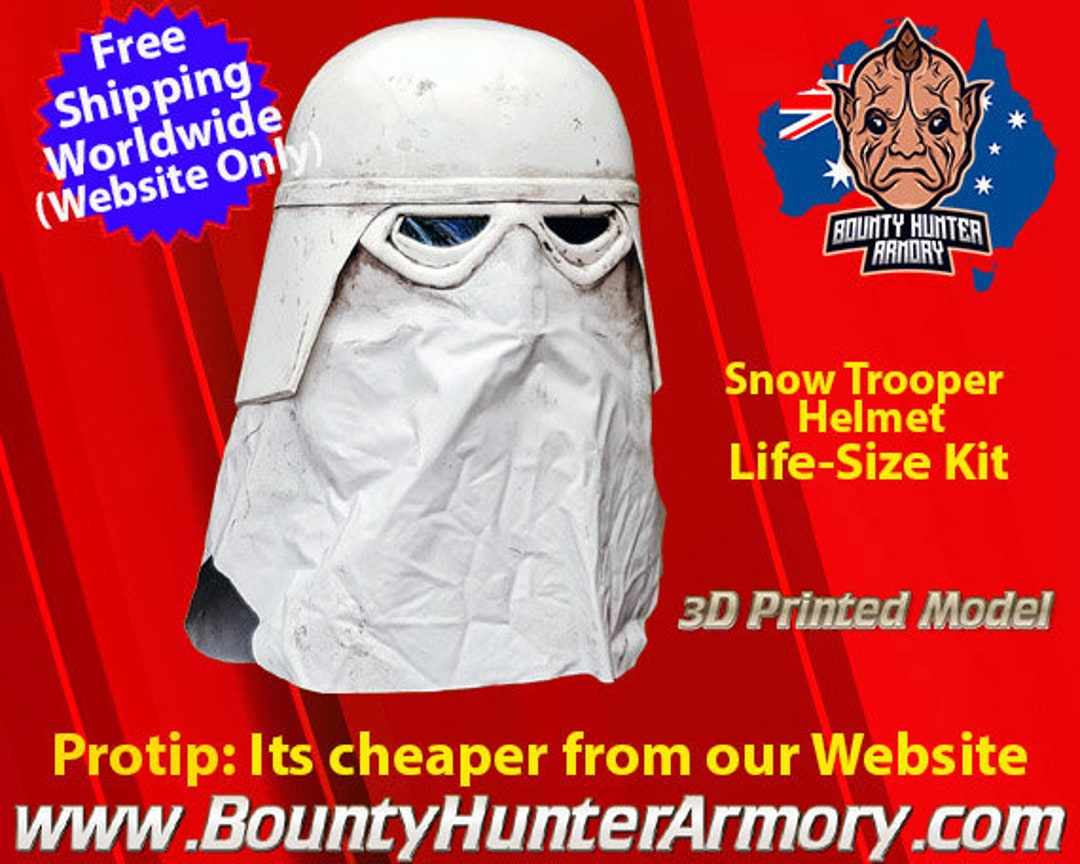 Painted Imperial Snow Trooper Helmet Cosplay Star Wars - Etsy